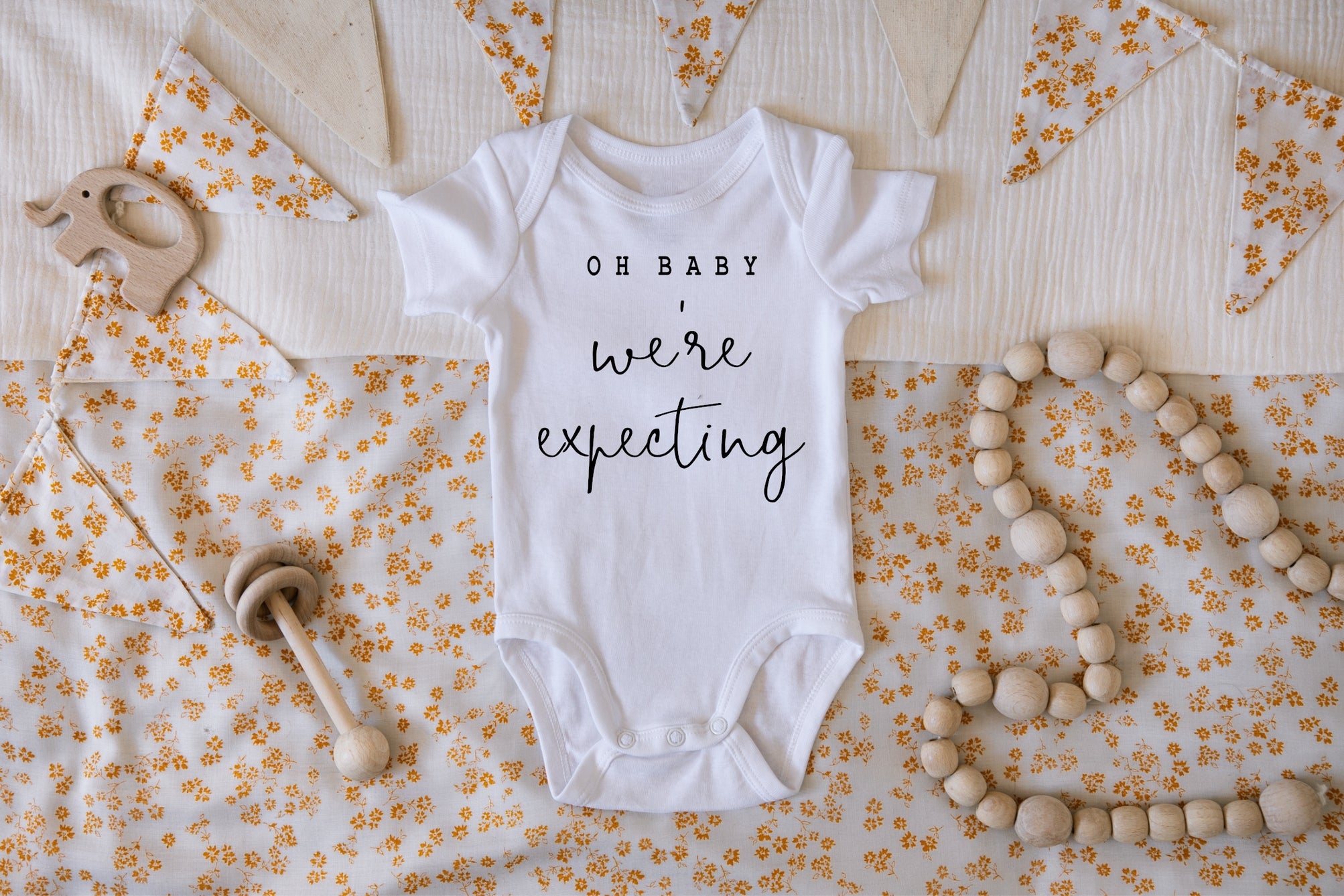 Baby announcement onesie store