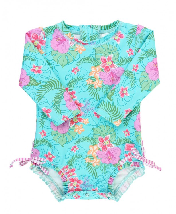Orchid Oasis One Piece Rash Guard – Doodlebug's & Grow Children's Boutique
